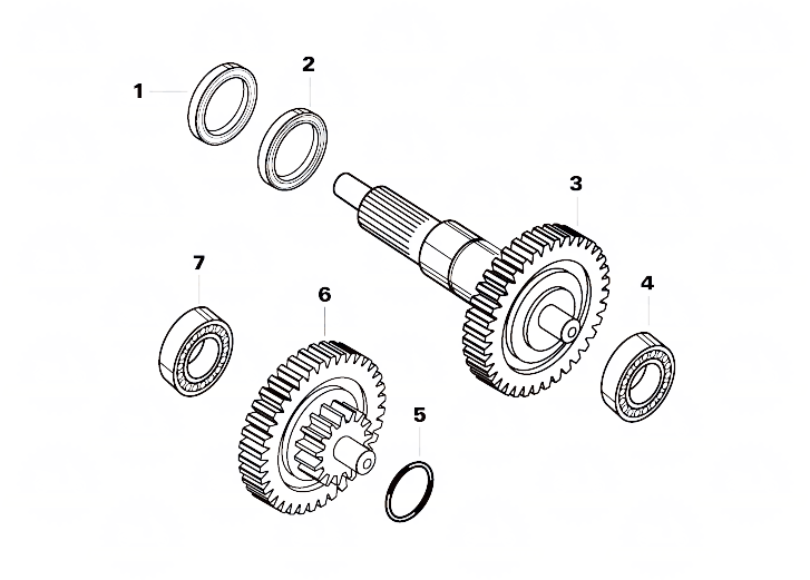 Transmission Long Version | 50cc & 90cc 2-stroke Minarell Scooter Engine